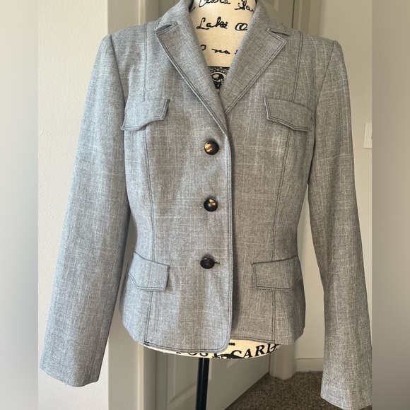 Isabelle | Jackets & Coats | Isabella Womens Gray Blazer | Poshmark